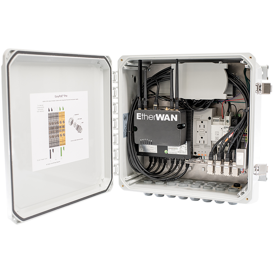 EasyPoE® Pro Series NEMA-Rated Indoor/Outdoor Enclosure w/ Integrated ...